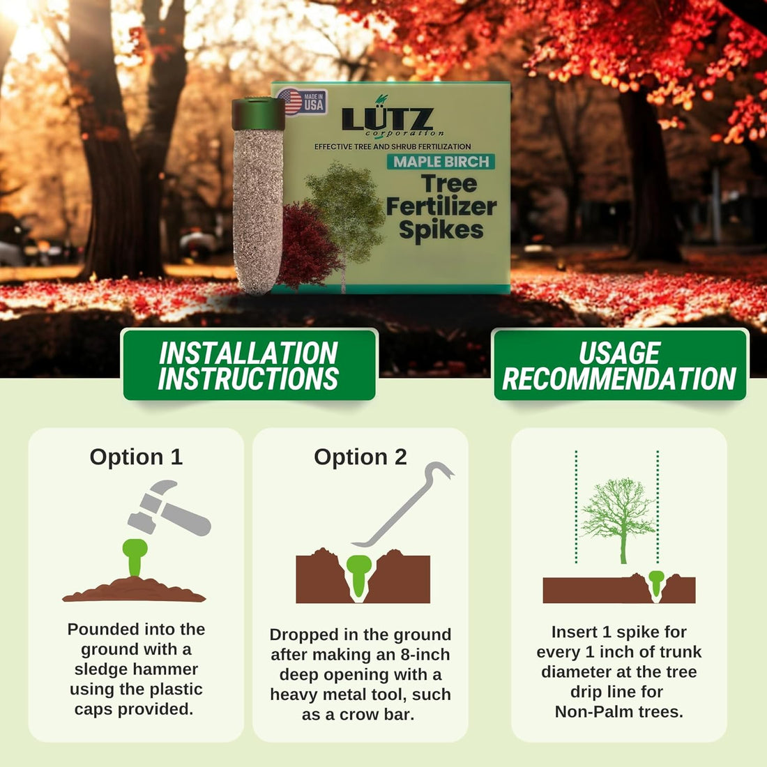 River Birch/Red Maple Spike – Lutz Corporation